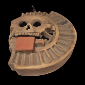 Aztec Disc of Mictlantecuhtli, Sol Muerto Azteca - Etsy