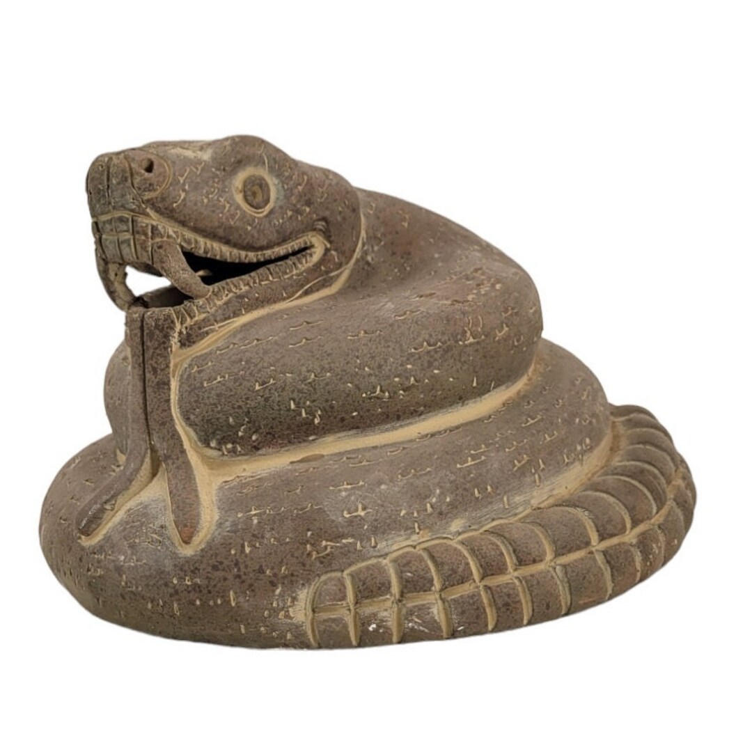 Aztec Snake Deity Clay Replica Symbol of Transformation and Wisdom ...
