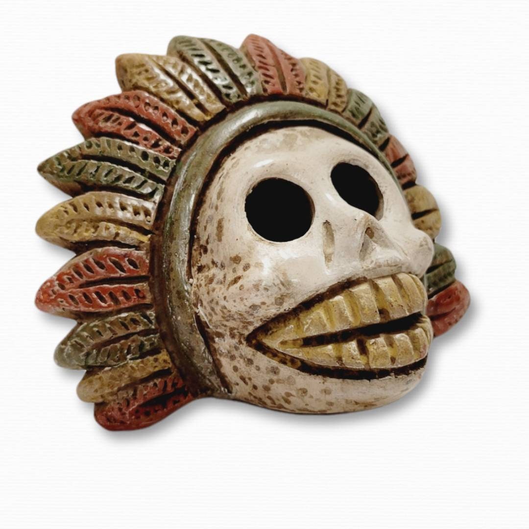 Weeping Woman Whistle, Warbonnet Skull, Native American Themed, Native ...