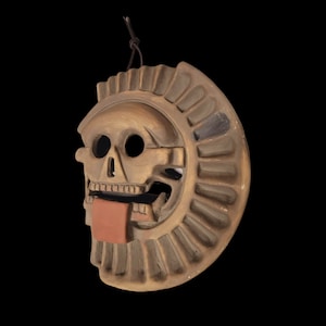 Aztec Disc of Mictlantecuhtli, Sol Muerto Azteca - Etsy