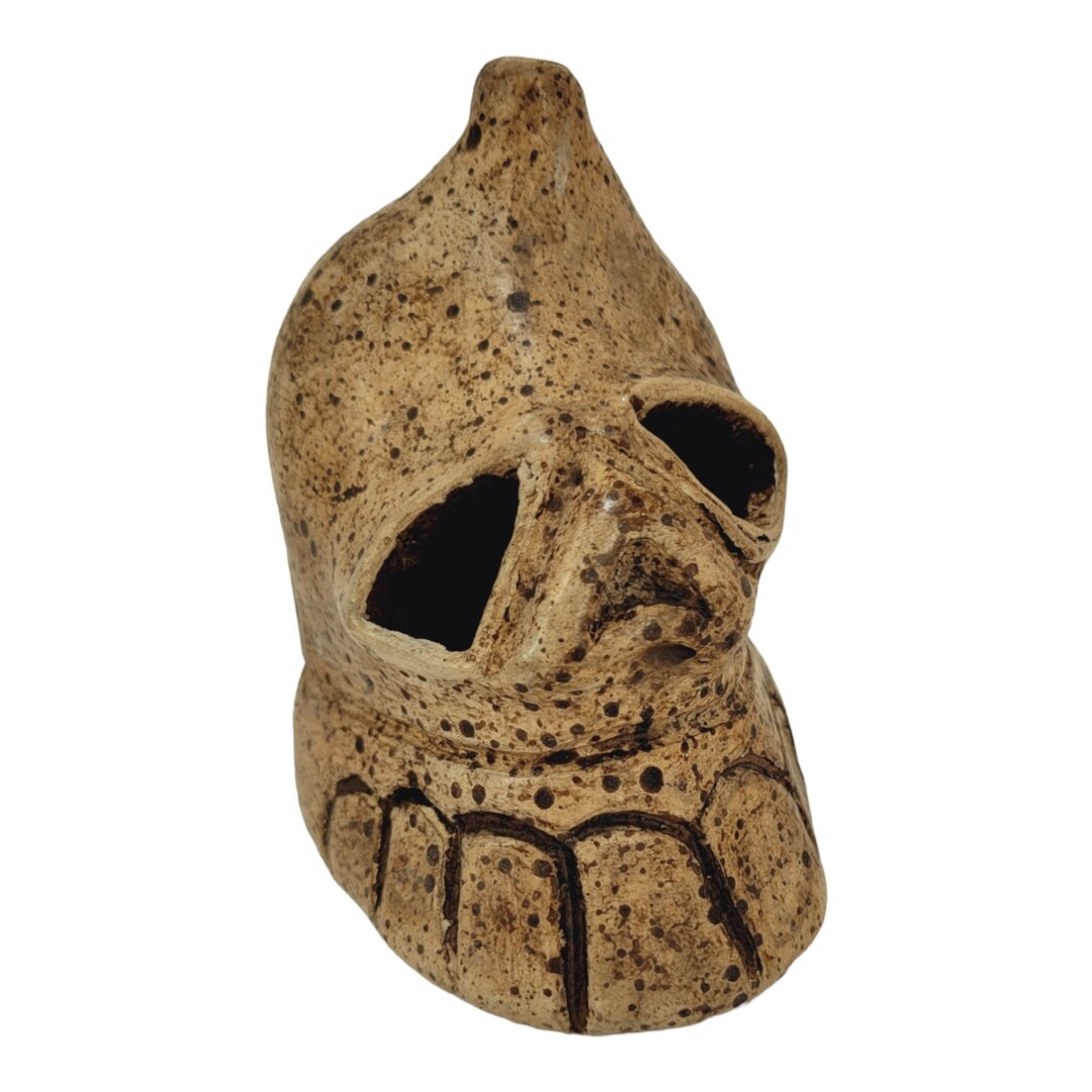 Toothy Death Whistle, Aztec Death Whistle, Big Teeth Dude! - Etsy