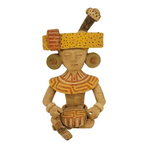 Teotihuacan Nobility, Aztec Priest Set, Characters With Headdress, Ear ...