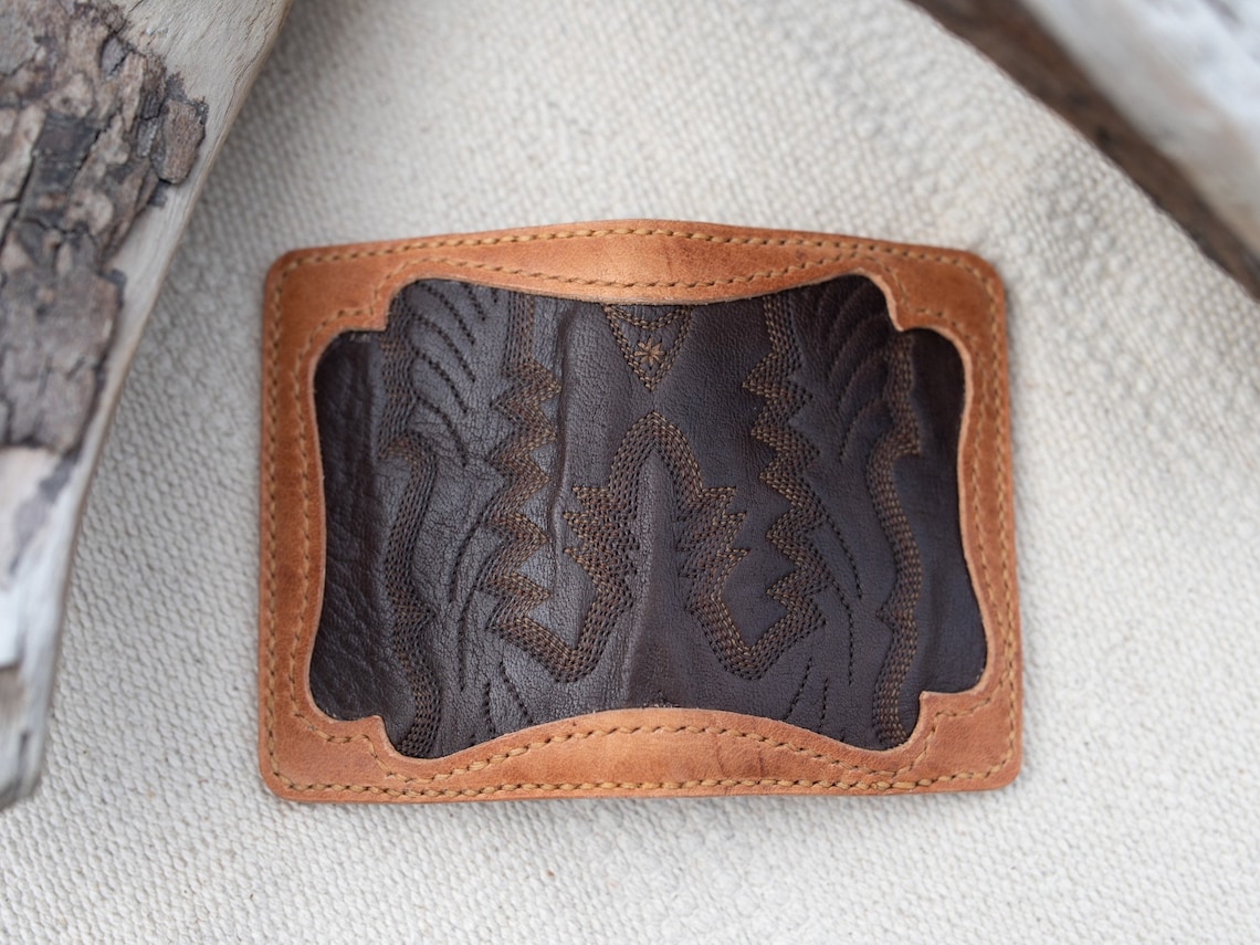 Boot Leather Wallet, Cowboy Boot Wallet, Upcycled Boot Wallet, Western ...