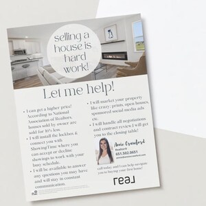 FSBO Real Estate Flyer Template Design | FSBO | Real Estate Marketing ...