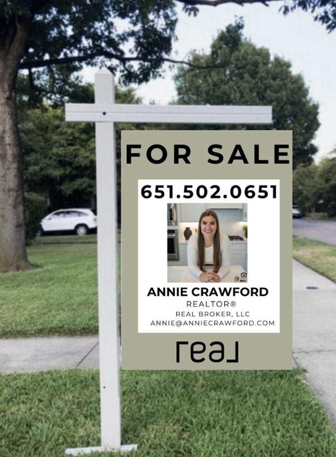 Real Estate for Sale Sign | Digital Download | Canva | Real Estate ...