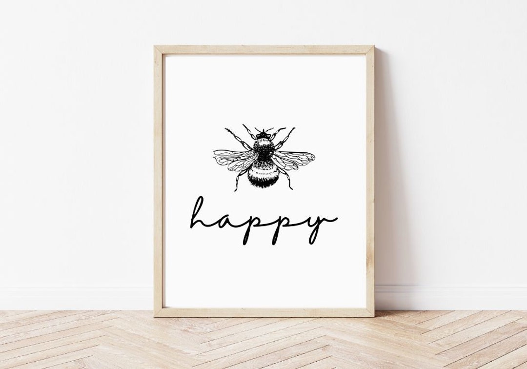 Be Happy Printable, Printable Art, Nursery Printables, Educational ...