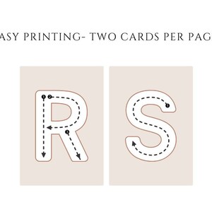 Spanish Alphabet Letter Tracing Cards, Letter Tracing, Homeschool ...