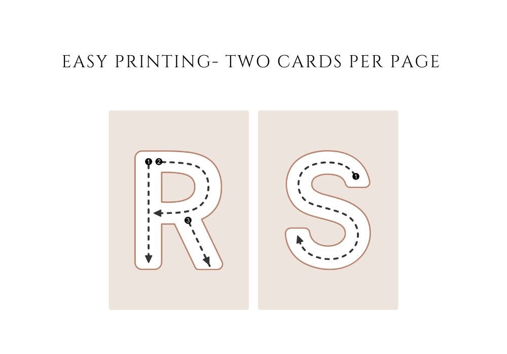 Spanish Alphabet Letter Tracing Cards, Letter Tracing, Homeschool ...