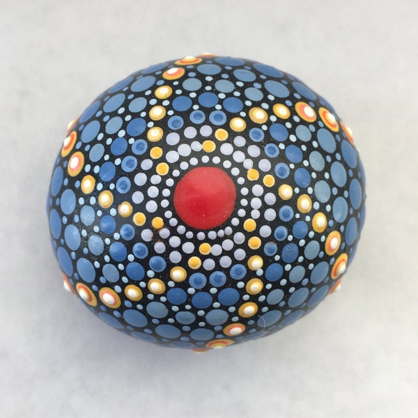 Dot Painted Stone - Etsy