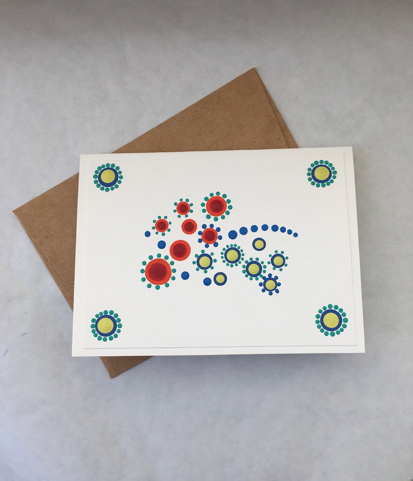 Stylized, Dot Art, Hand Painted, Terracotta Pot, Clay Pot, Dotted, One ...