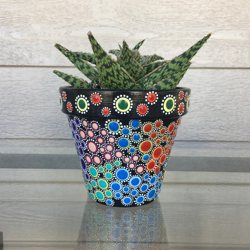 Colorful Planters - Etsy