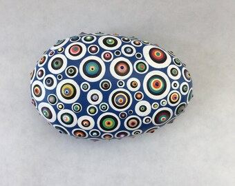 Dot Painted Stone - Etsy