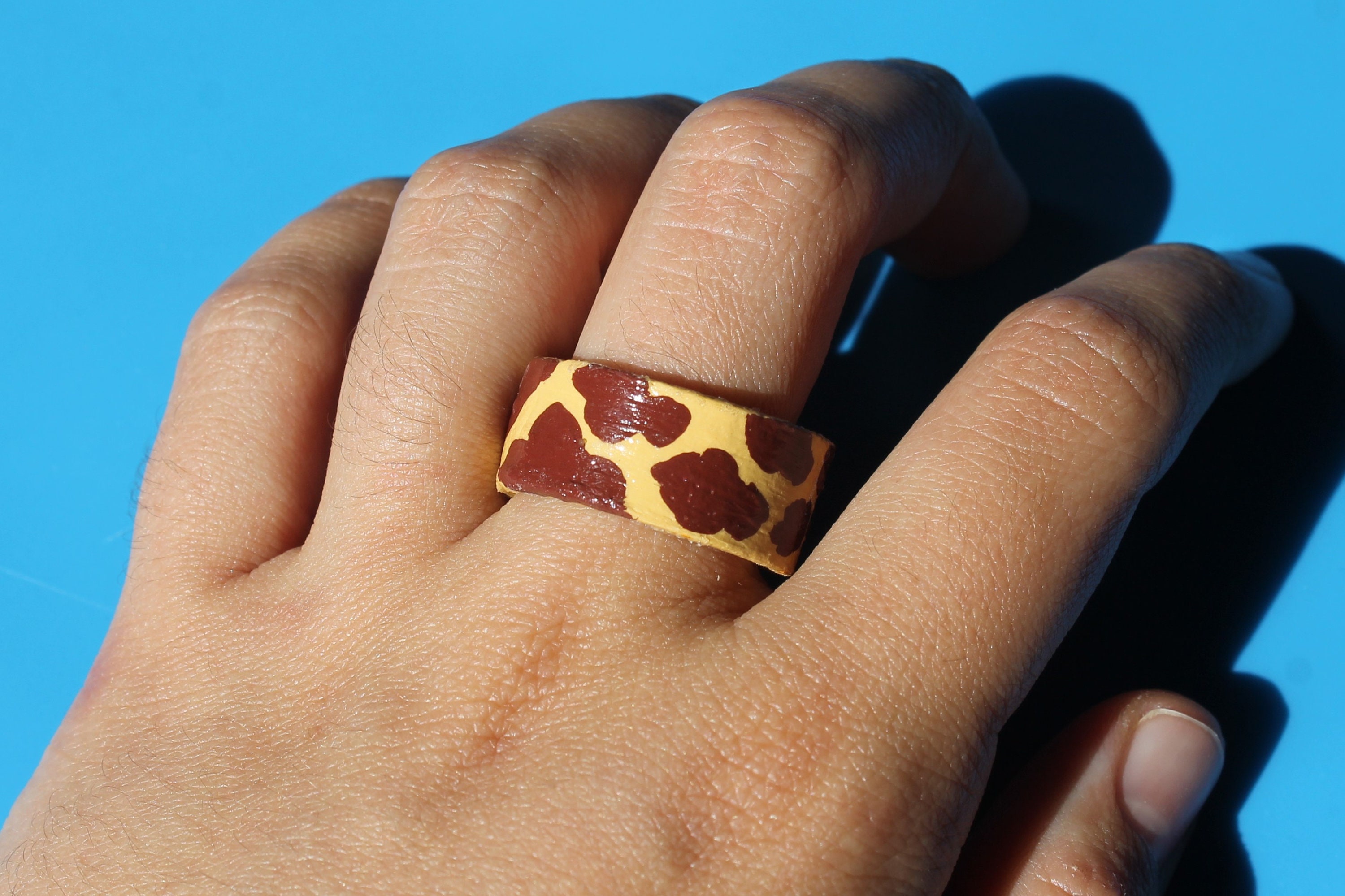 Set Clay Rings Chunky Clay Rings Polymer Clay Rings Indie - Etsy Finland