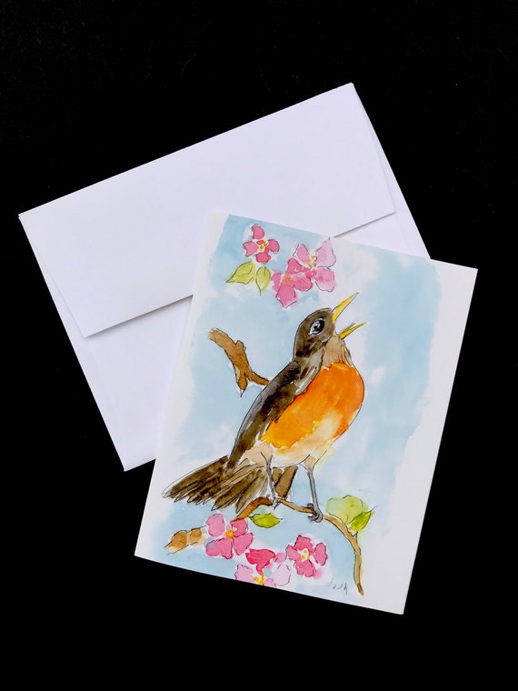 Robin Hand Card