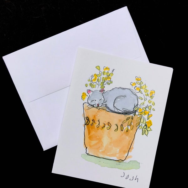 Nap Greeting Card - Etsy