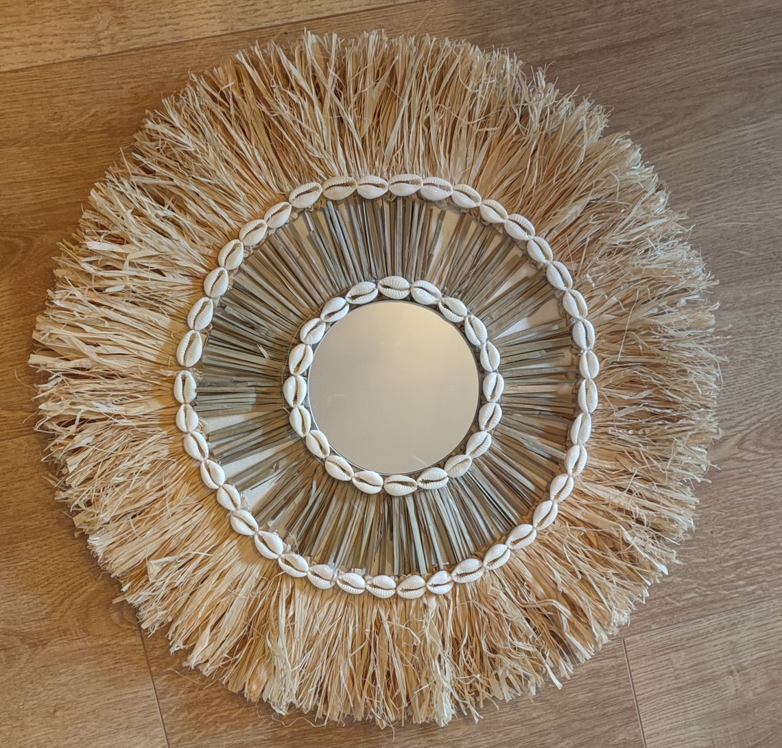 Mirror "the Balinese" 45 Cm in Diameter - Etsy