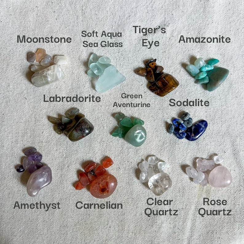 Silver Chained Crystal / Gemstone / Stone Bookmark - Etsy