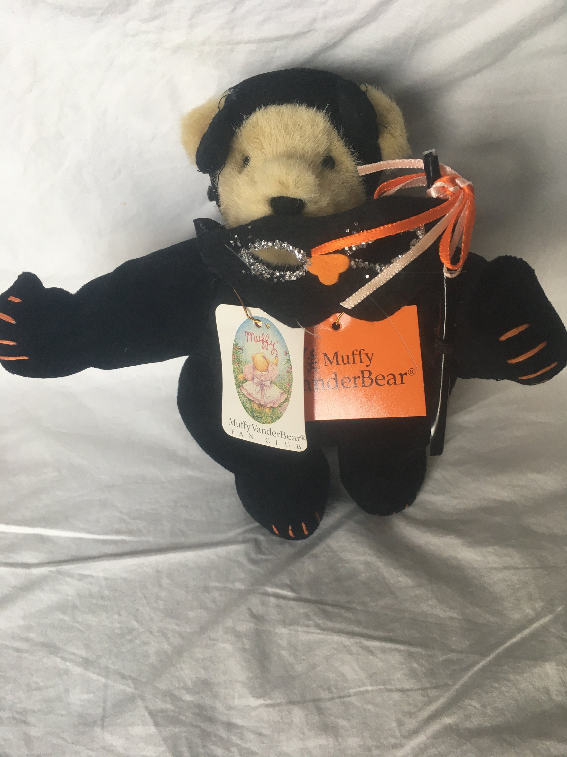 Halloween Black Cat Vintage Muffy Vanderbear Etsy