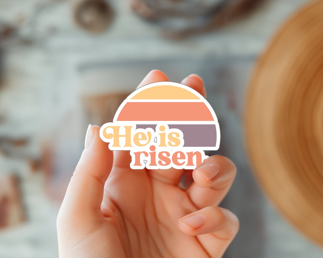 Jesus He is Risen Sticker Sunset Sunrise - Etsy