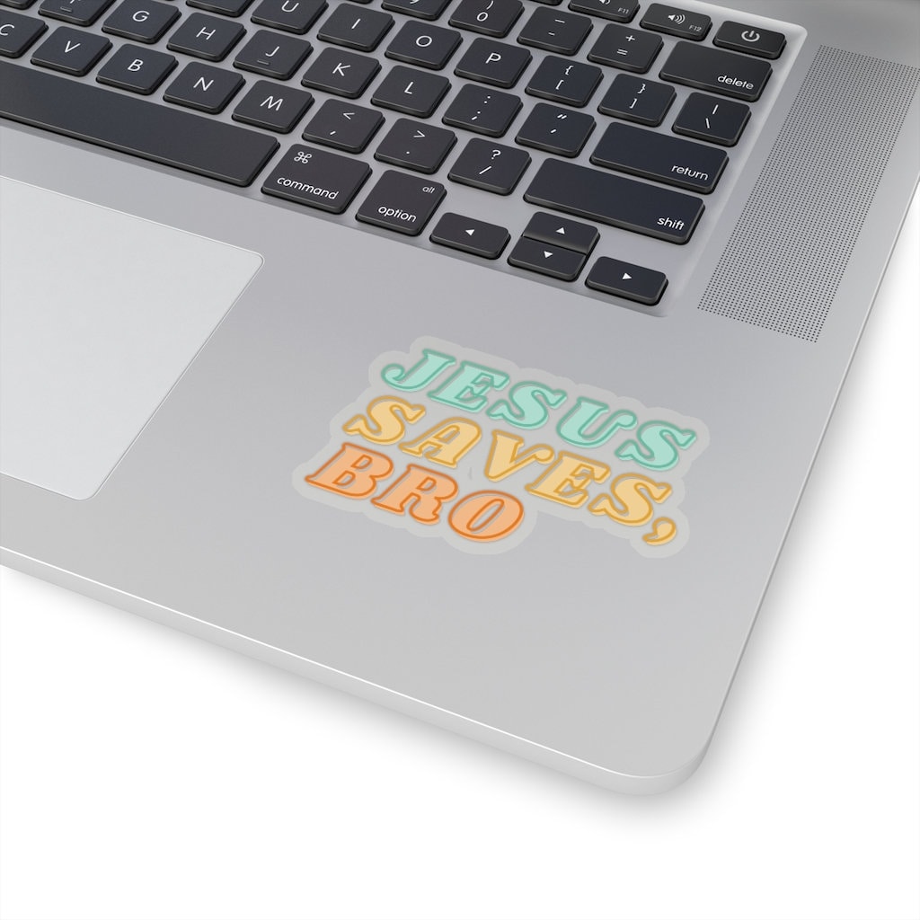 Jesus Saves Bro Christian Sticker - Etsy