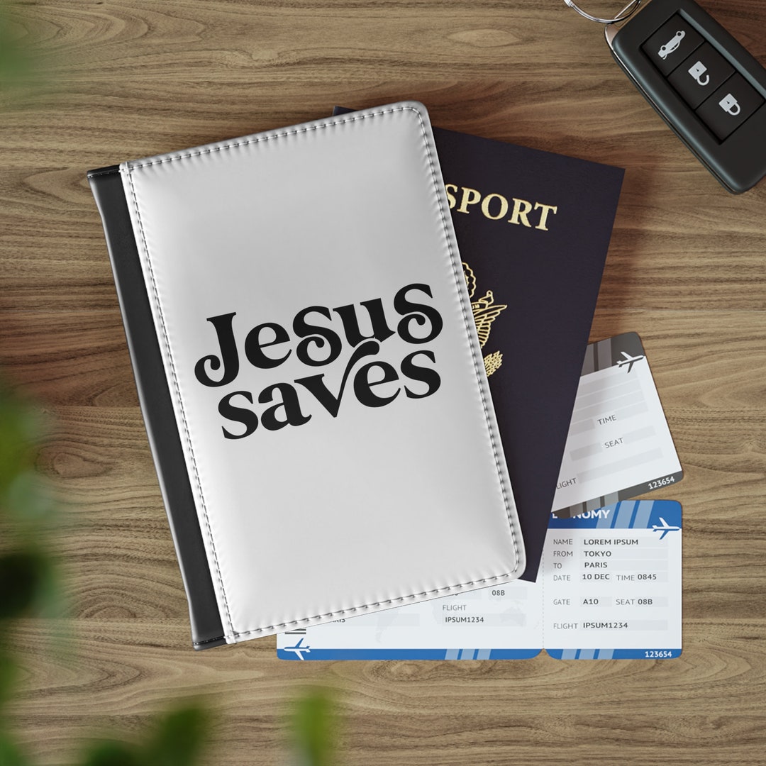 Christian Jesus Saves Passport Cover - Etsy