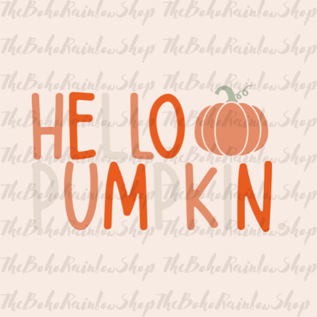 Boho Boho Hello Pumpkin Svg, Thanksgiving Svg, Fall List Svg, Bonfire ...