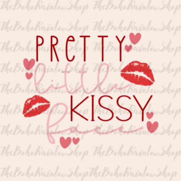 Kissy Face Svg - Etsy