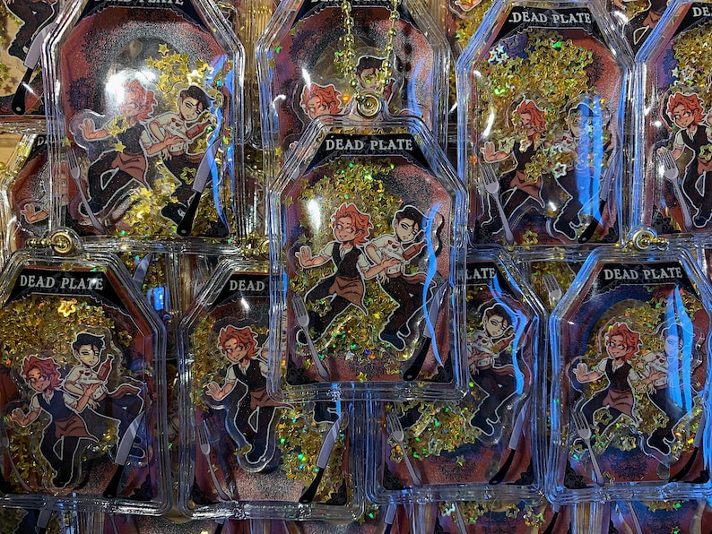 LIMITED Dead Plate — Rody & Vincent Puffy Shaker Charms - Etsy