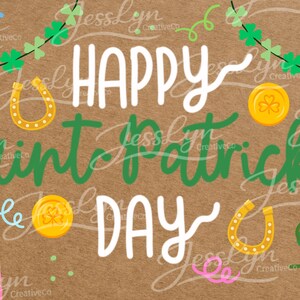 St. Patrick’s Day Rainbow Banner Template - Etsy