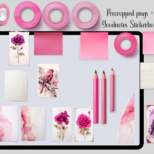 Pretty Pink / Digital Sticker / Realistic Dashboard Sticker / for ...
