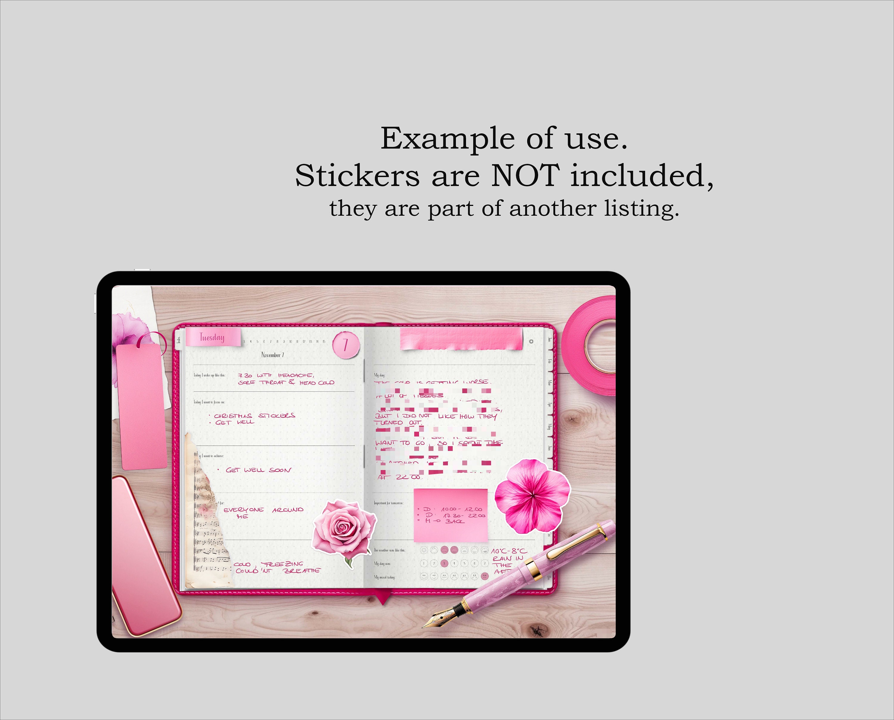 Digital Mindfulness Journal / Diary / Daily Reflection / Dated and ...