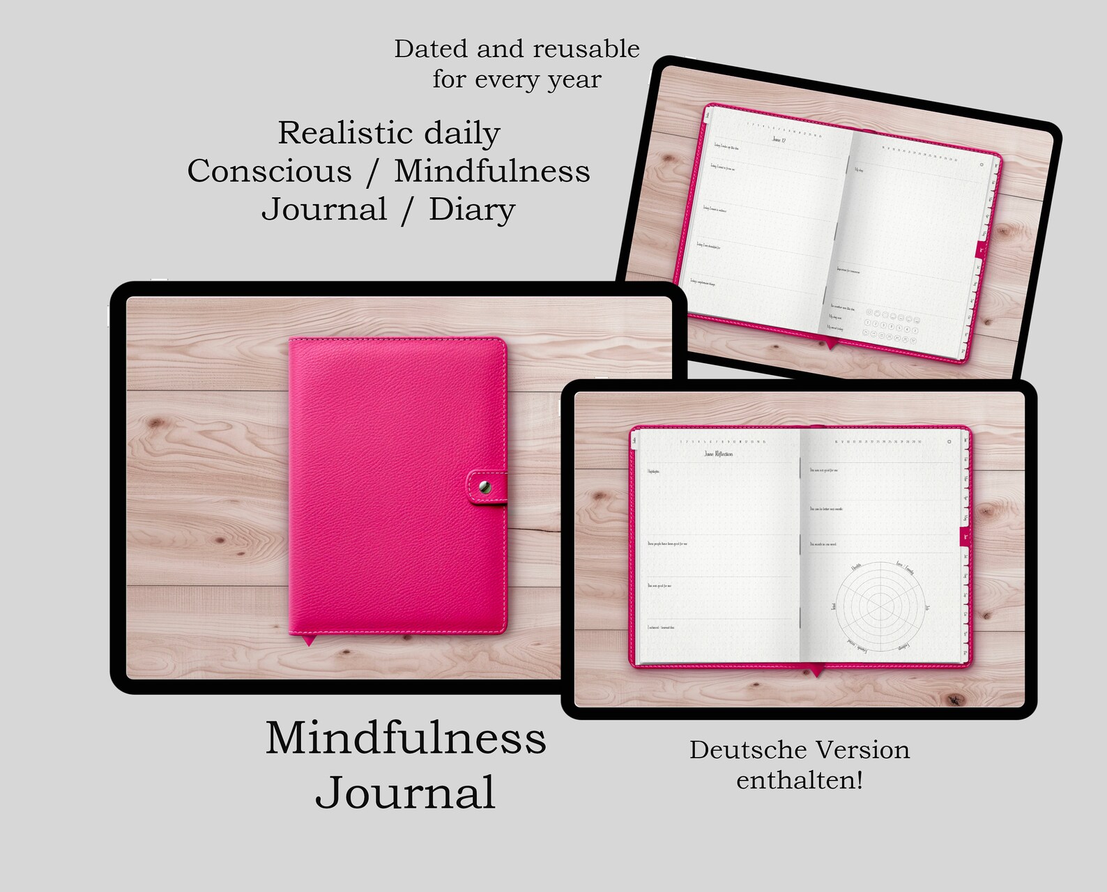 Digital Mindfulness Journal / Diary / Daily Reflection / Dated and ...