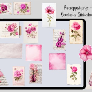 Pretty Pink / Digital Sticker / Realistic Dashboard Sticker / for ...