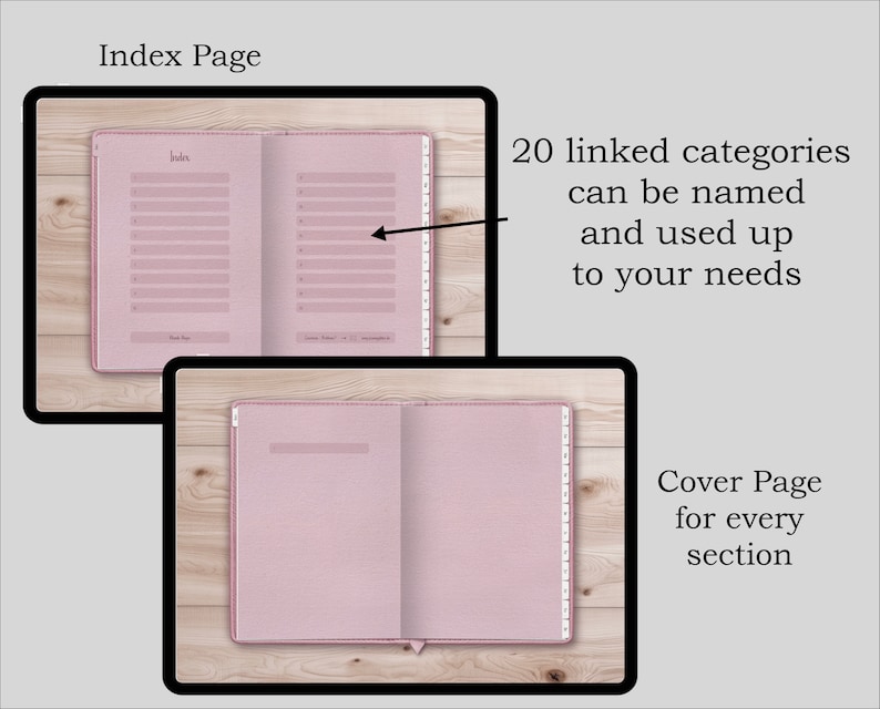 Blossom Journal Undated / Notebook / Realistic Digital Journal / for E ...