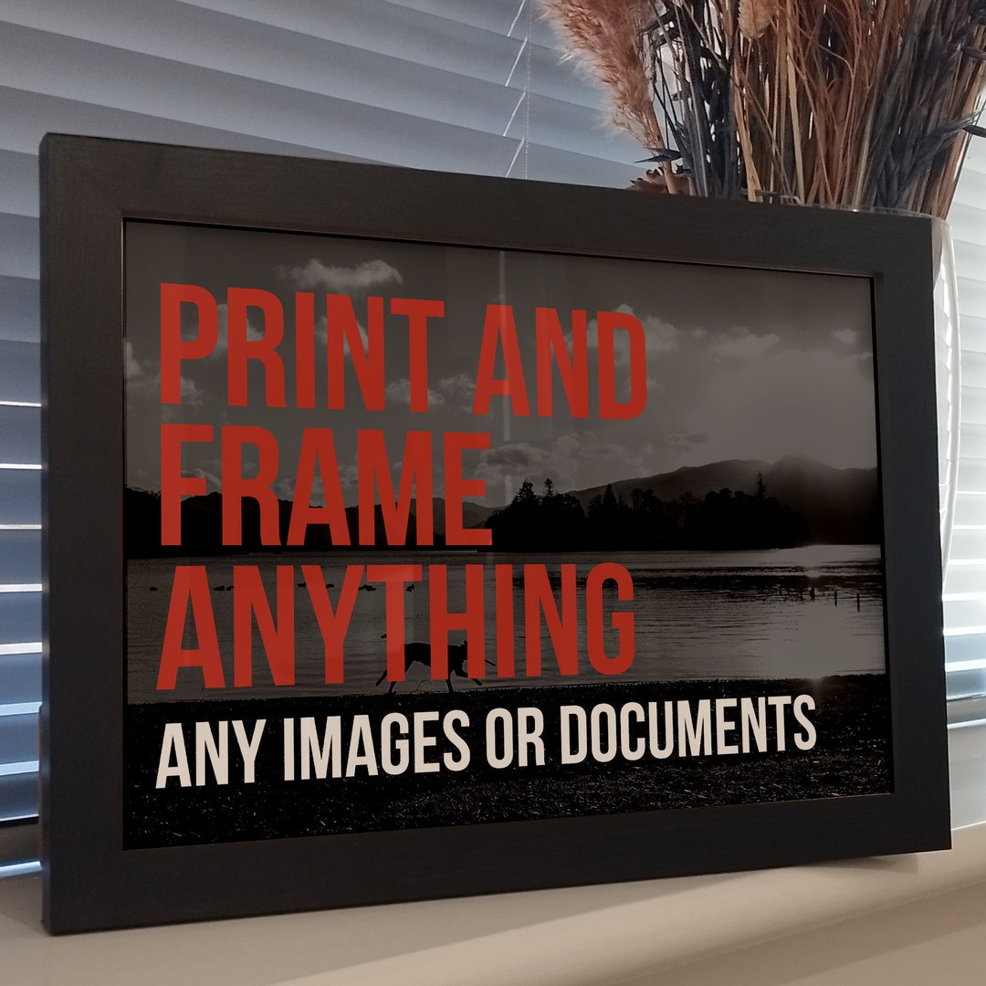 High Quality Professional Prints Print and Frame Any Image, Document or ...