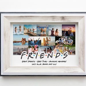 Best Friend Photo Collage Print Personalized BFF Photo Collage Best ...