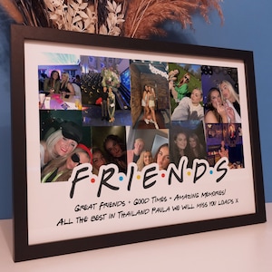 Best Friend Photo Collage Print | Personalized BFF Photo Collage | Best ...