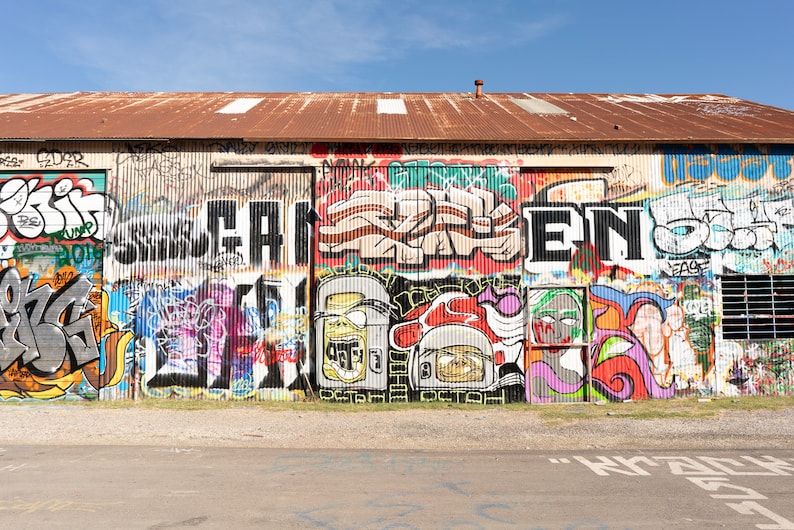 Dallas Graffiti, Dallas Photography, - Etsy