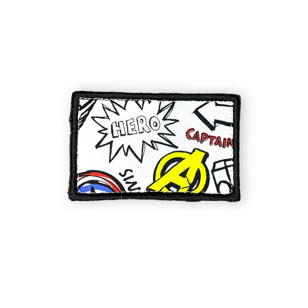 Avengers Superhero Velcro Patch Kids Snapback - Etsy