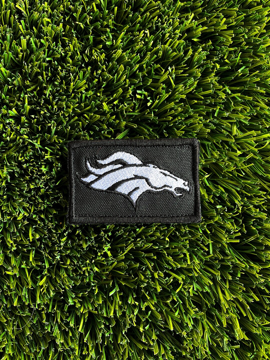 Bronco Velcro Patch Black and White - Etsy