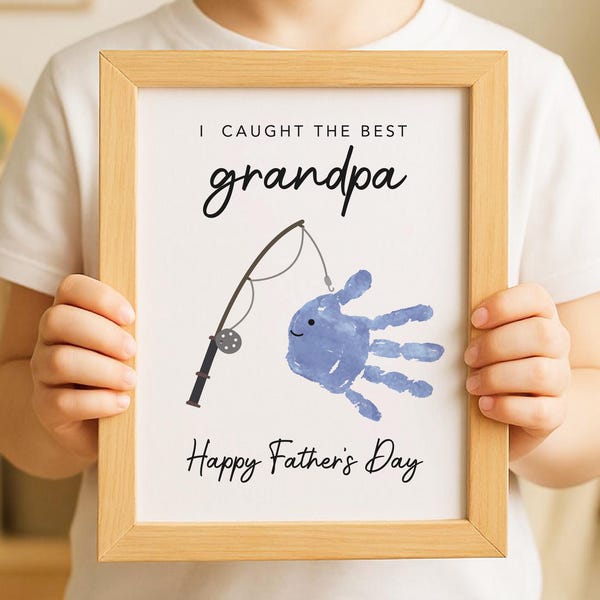 Grandparents Day Handprint Craft - Etsy