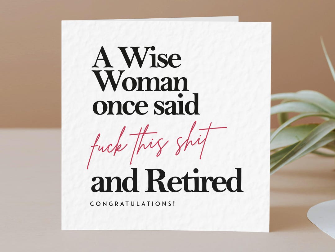 Woman Retirement Card for Mum Retirement Gifts Proud of You Good Luck ...