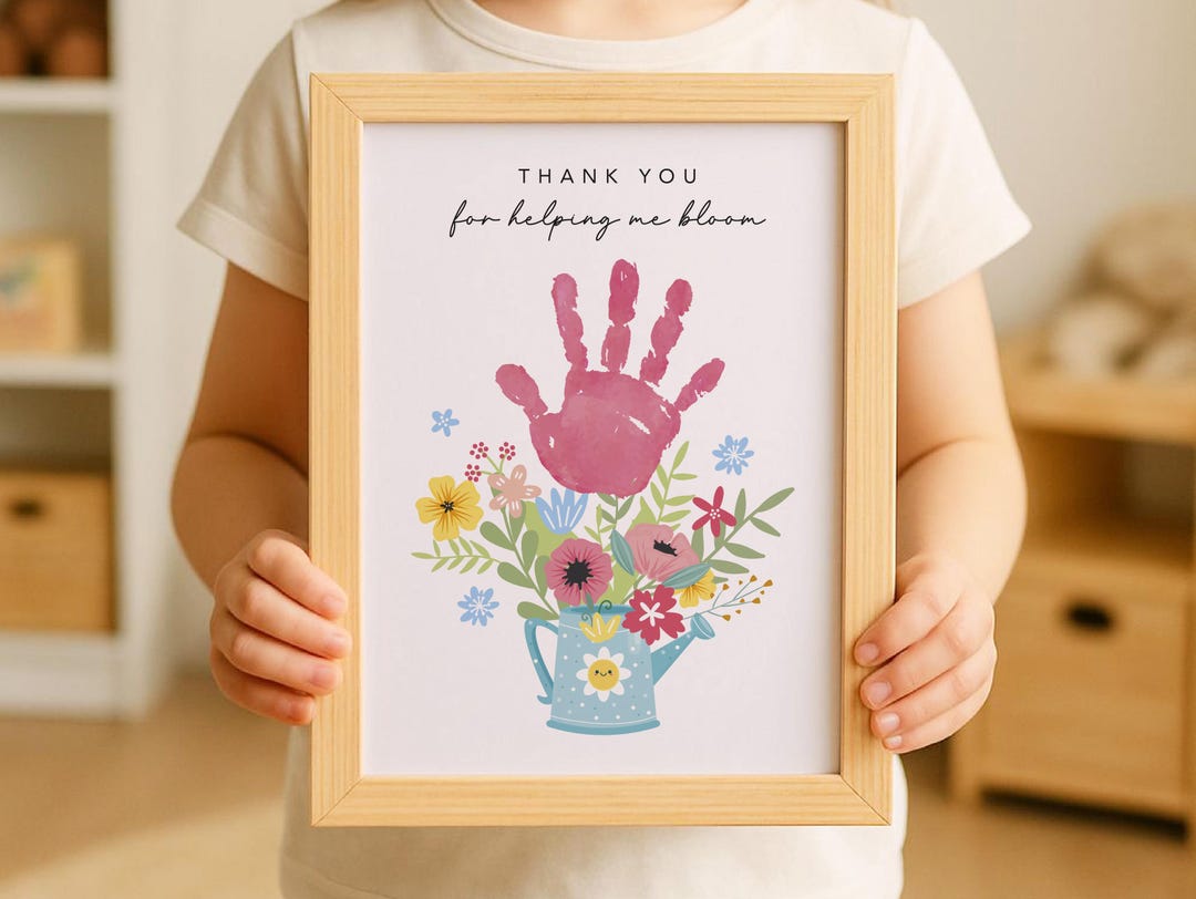 Teacher Appreciation Handprint Art | SENCO Gift From Students ...