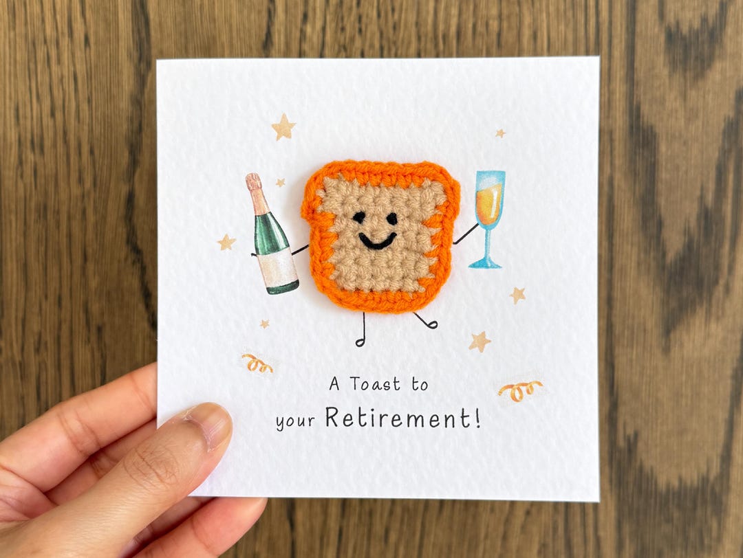 A Little Toast to Your Retirement Card | Retirement Gift for Her ...