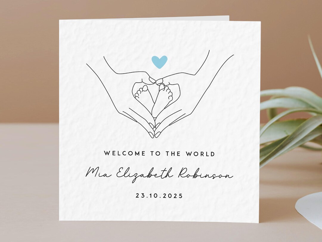 New Grandson Card | Baby Granddaughter Congratulations Card ...
