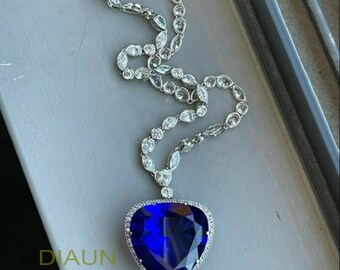 Titanic Blue Necklace | Etsy