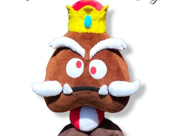 Goomba King Plush Etsy