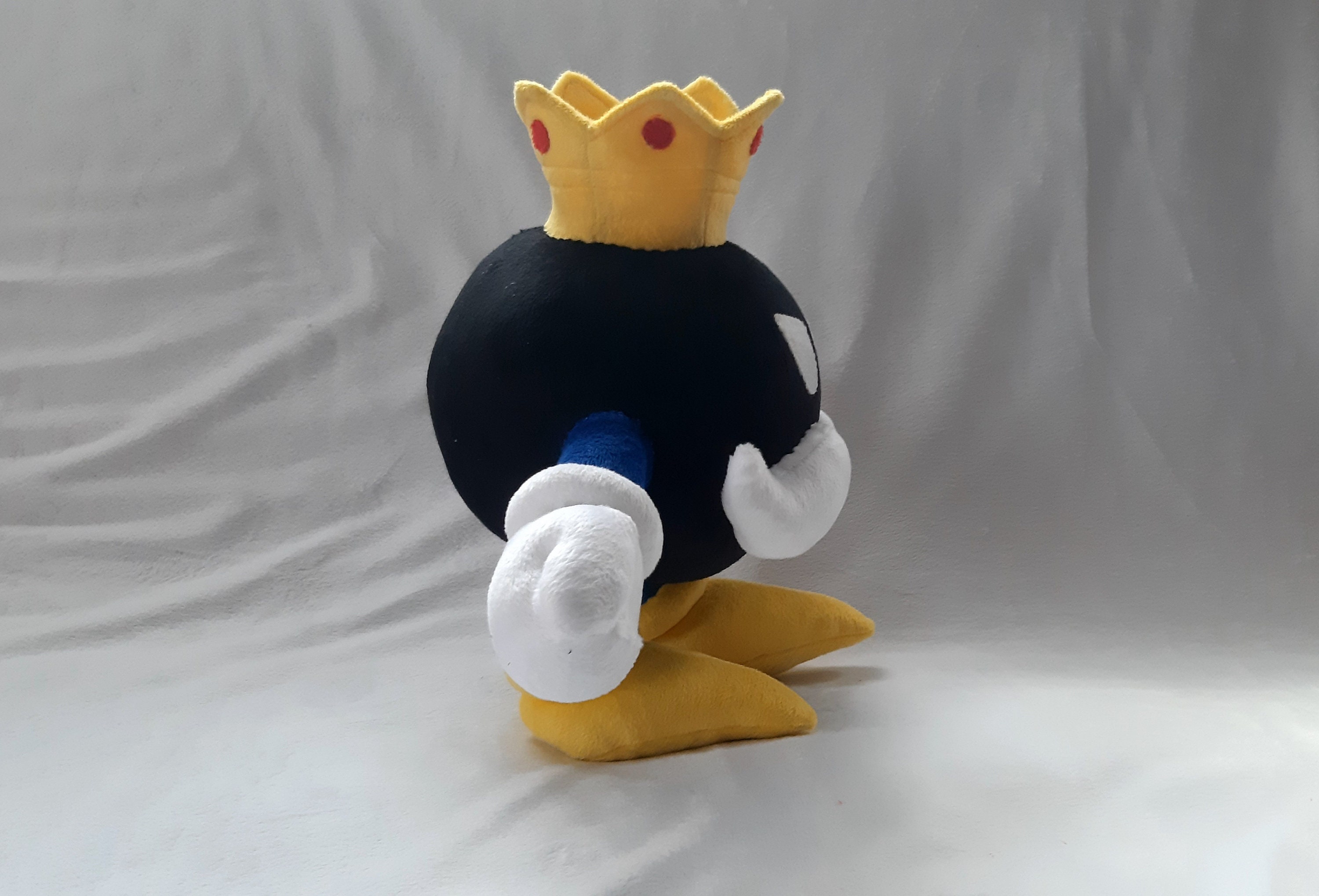 Custom Plush Inspired by King Bob-omb Party Plush Minky 30 Cm - Etsy