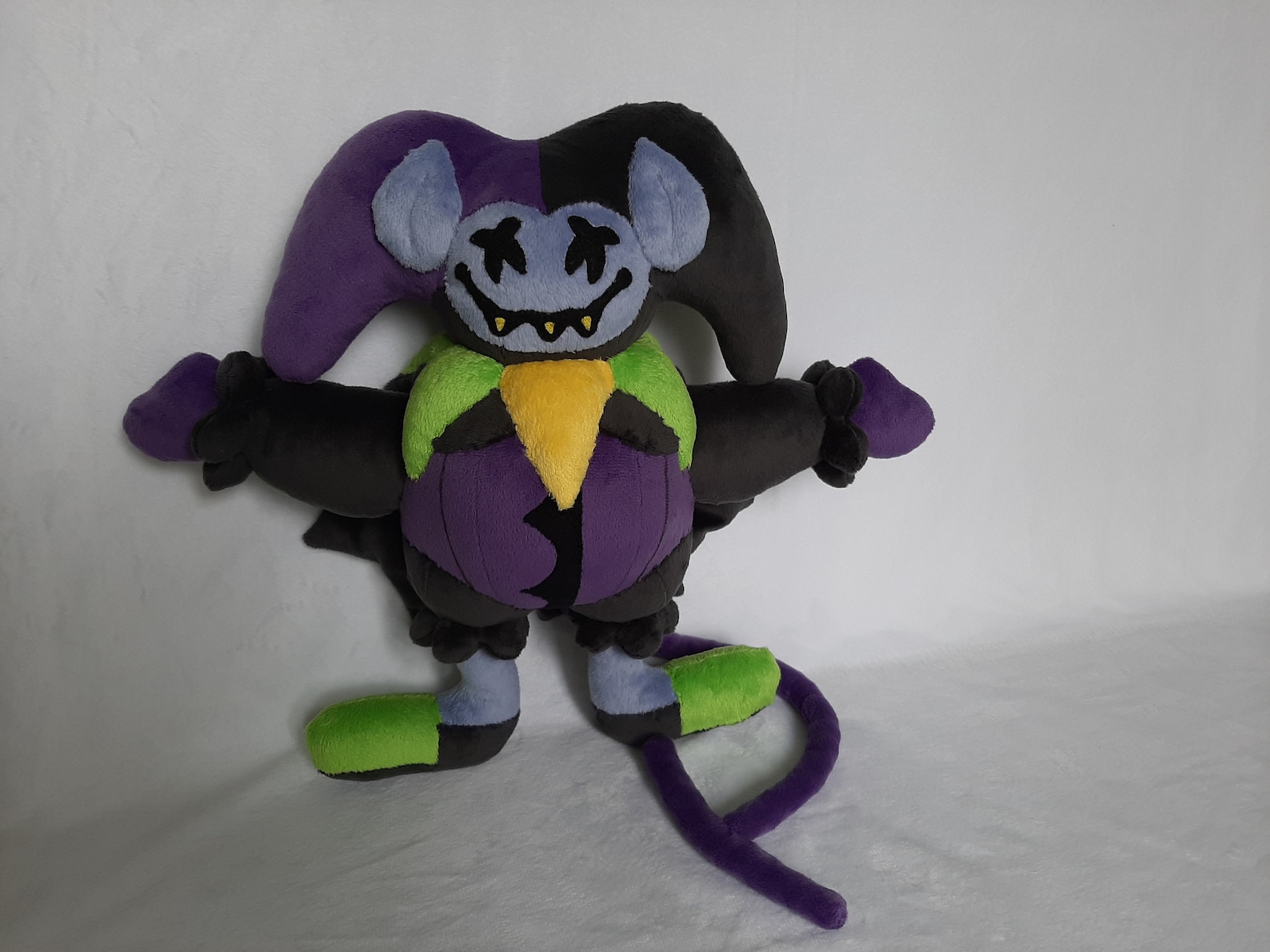 Jevil from Deltarune It is a smple of the plush that can be | Etsy