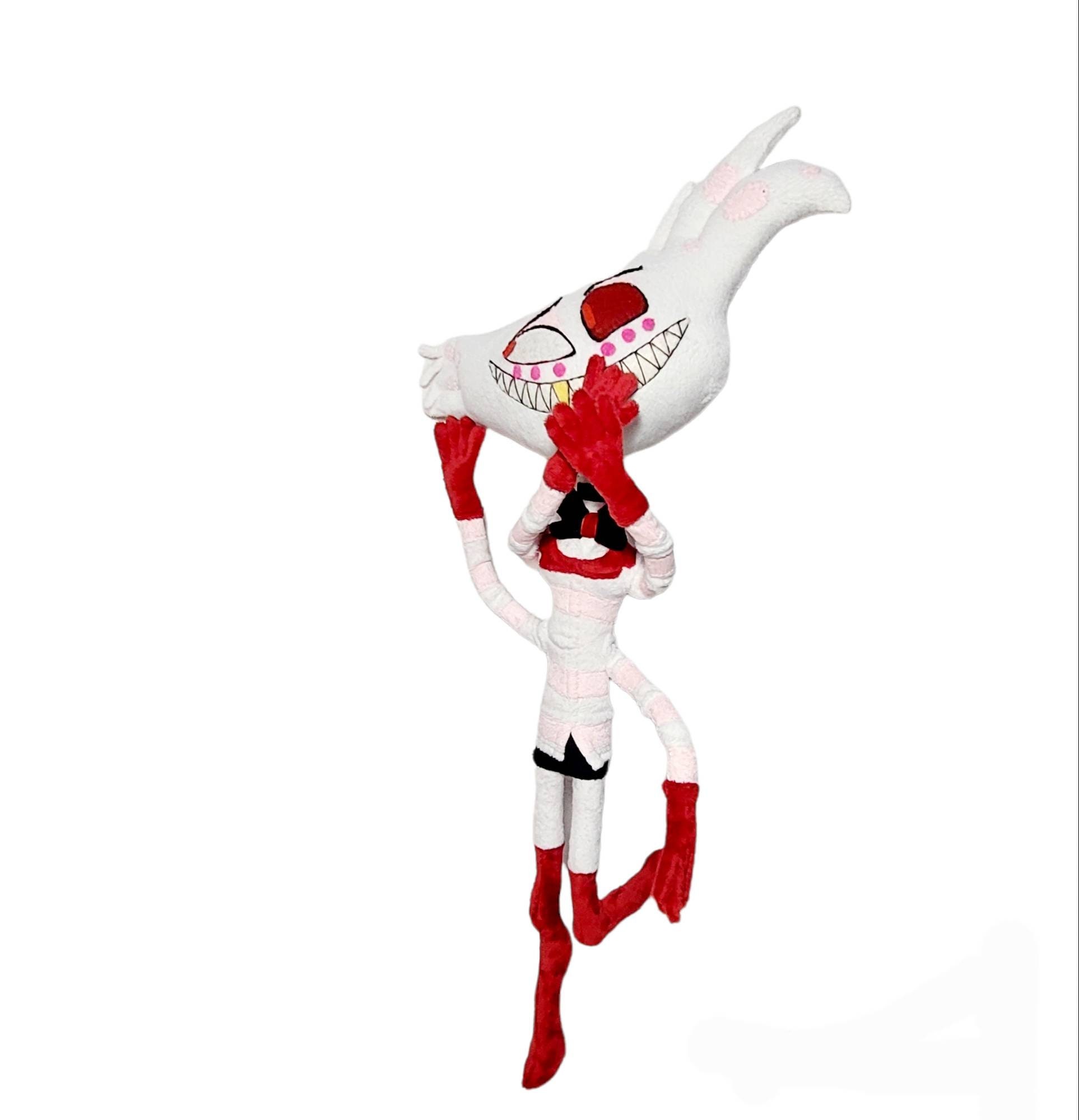 Angel Dust Plush Hazbin Hotel INSPIRED Angel Dust Doll - Etsy UK